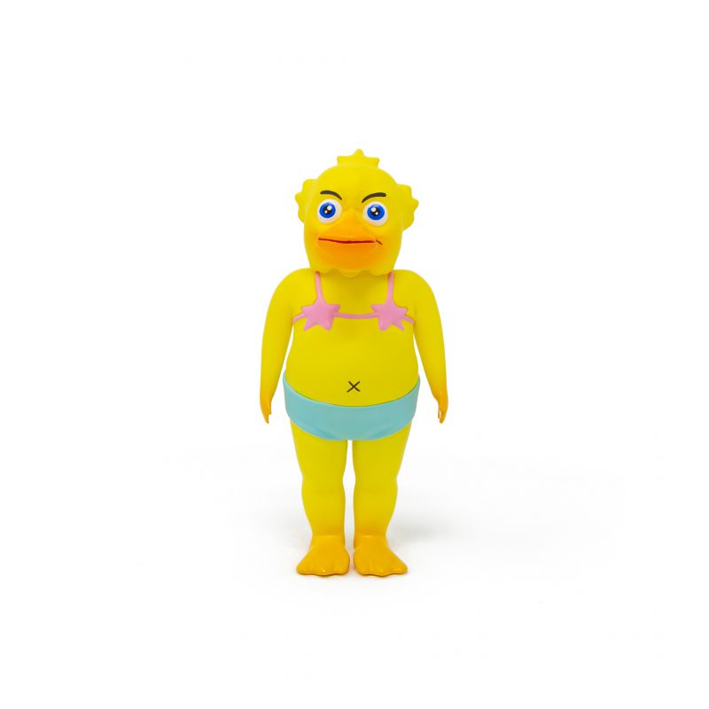 Duck Man - Yellow Vinyl Toy - Anonymous Rat