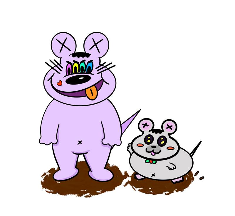 Anonymous Rat Characters | Designed by No. 1 Ratty