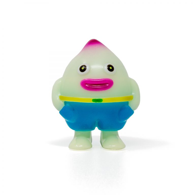 Peach Man Sofubi - Classic Glow-in-the-Dark - Anonymous Rat