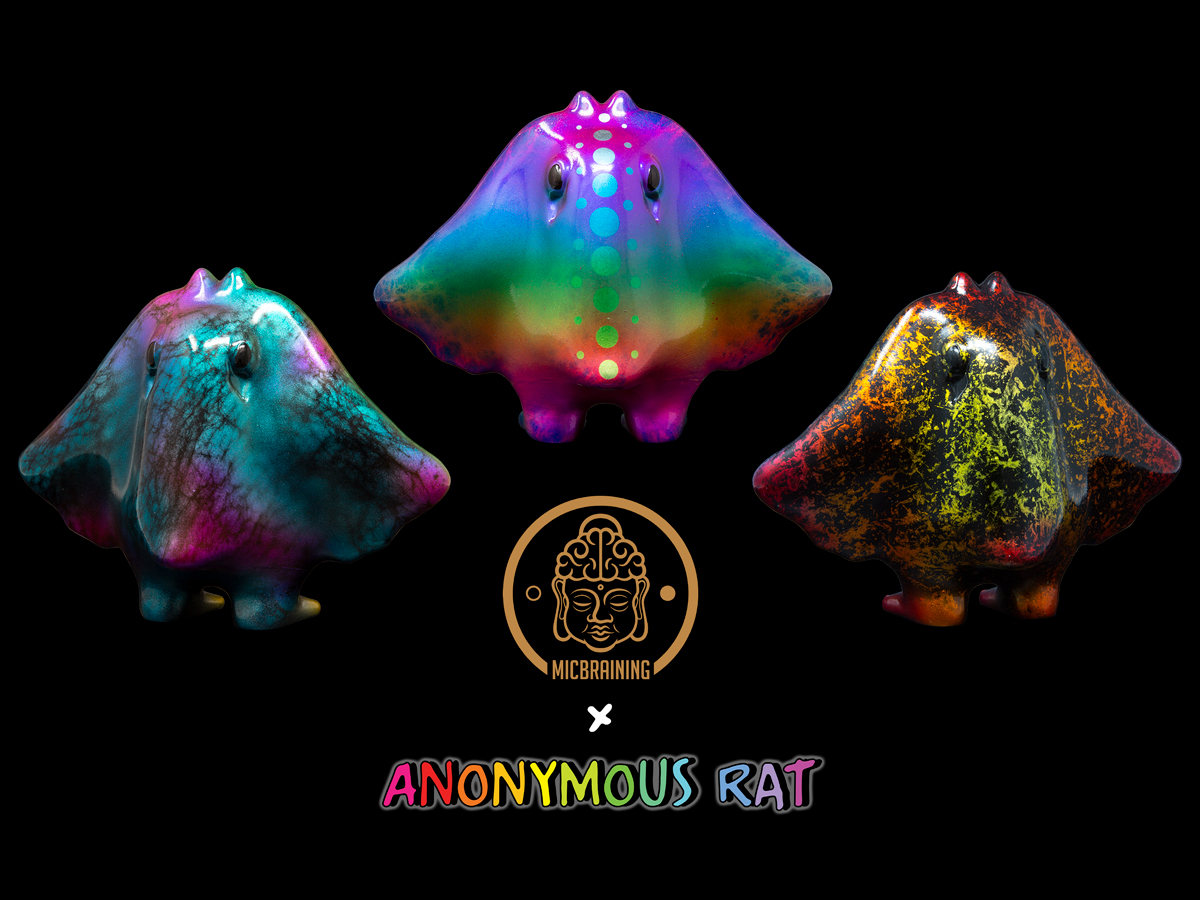 MIC BRAINING X ANONYMOUS RAT: CUSTOM STINGING DUCK VINYL TOYS ...