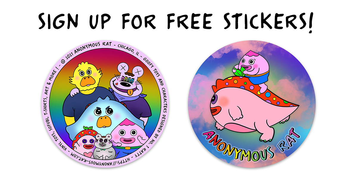 FREE STICKERS from ANONYMOUS RAT! - Anonymous Rat