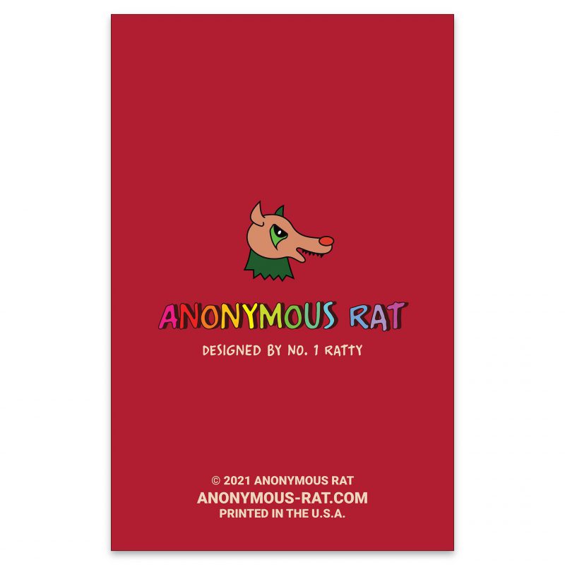 Anonymous Rat Christmas Card - Anonymous Rat